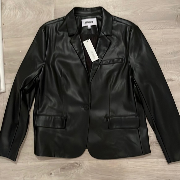 BB Dakota | Jackets & Coats | Nwt Bb Dakota Faux Leather Blazer | Poshmark